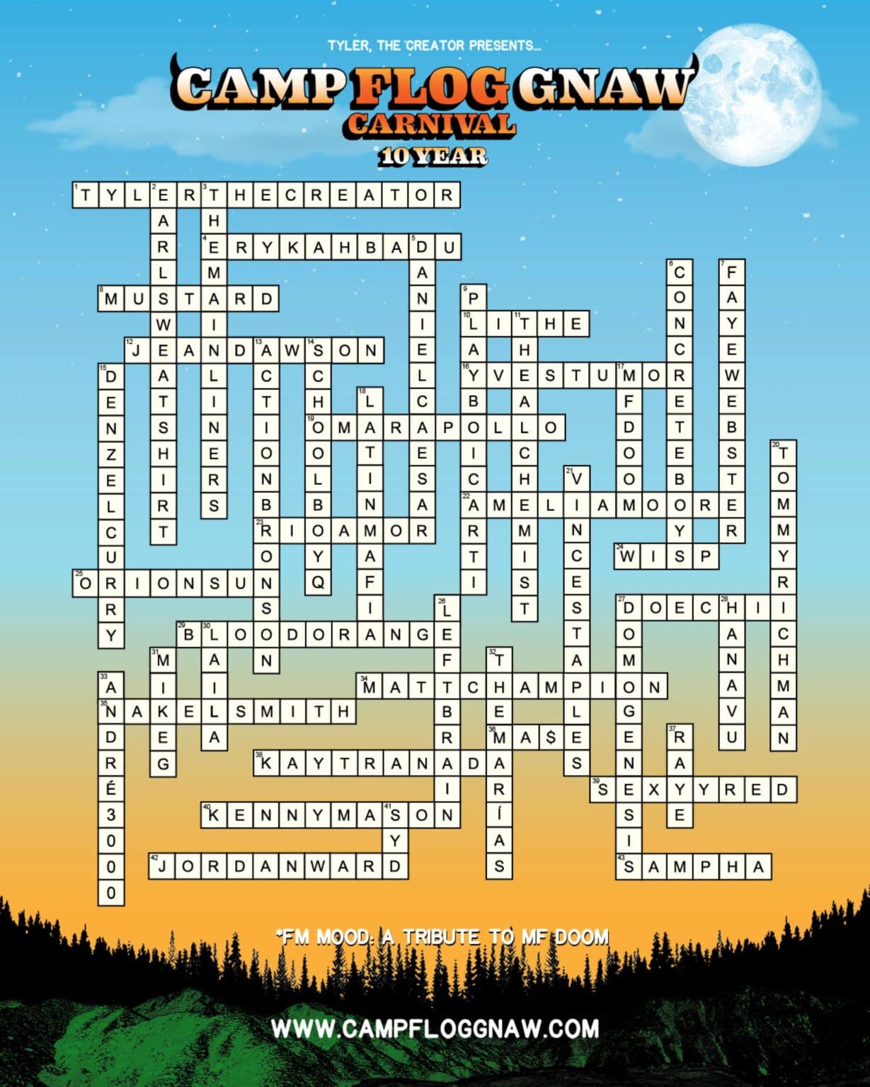 CAMP FLOG GNAW ANNOUNCES OFFICIAL 2024 LINEUP - SCOOPE