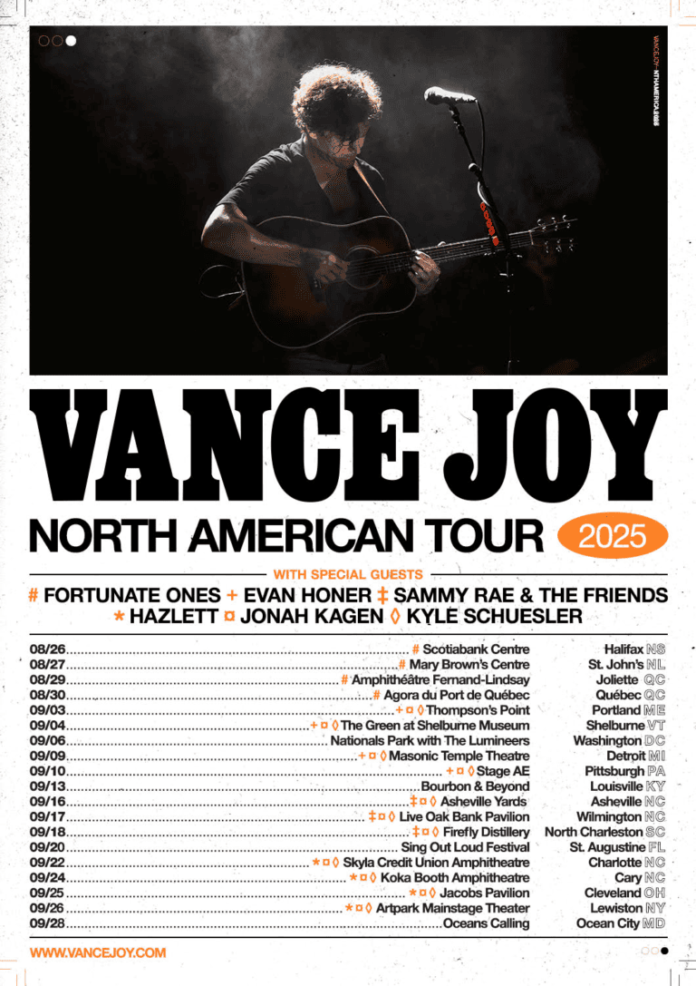 MULTI-PLATINUM AUSTRALIAN SINGER-SONGWRITER VANCE JOY UNVEILS SUMMER ...